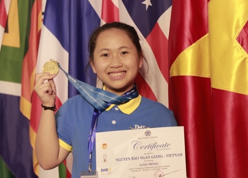 Kỳ thi IMSO 2019: N.ữ s.inh duy nhất giành Huy chương Vàng - Học hành - Việt Giải Trí