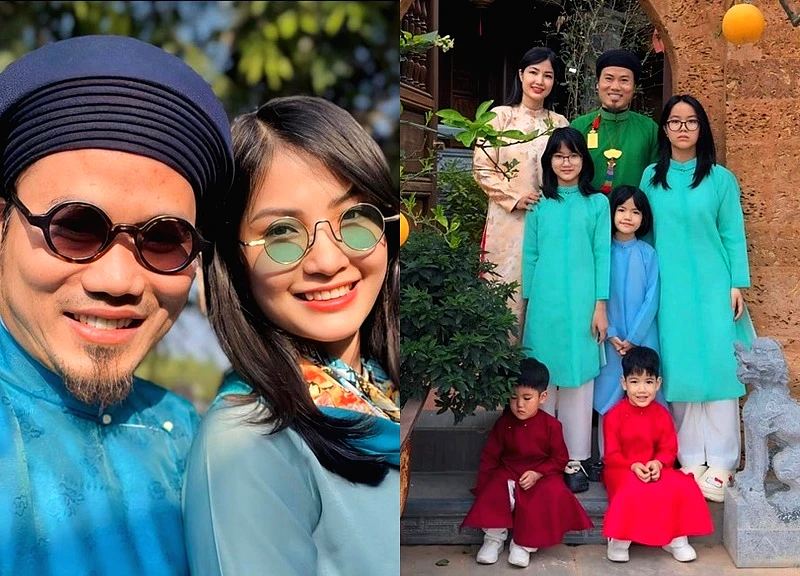 Nhan sắc vợ chân dài sinh 5 con cho nam nghệ sĩ đình đám sở hữu biệt ...