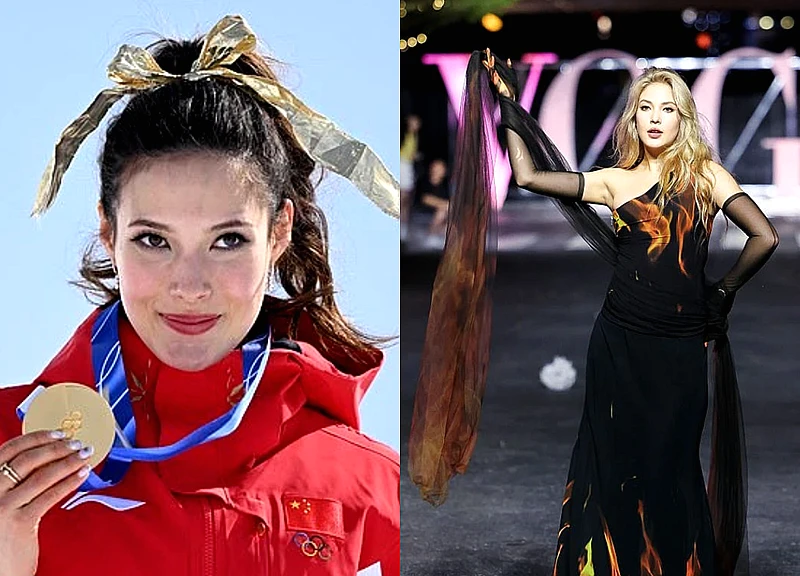 Vừa trở thành VĐV trượt tuyết vĩ đại nhất lịch sử Olympic, Eileen Gu ...
